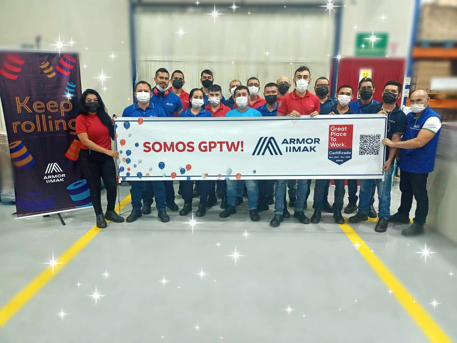 ARMOR-IIMAK is certified "GREAT PLACE TO WORK" - ARMOR-IIMAK